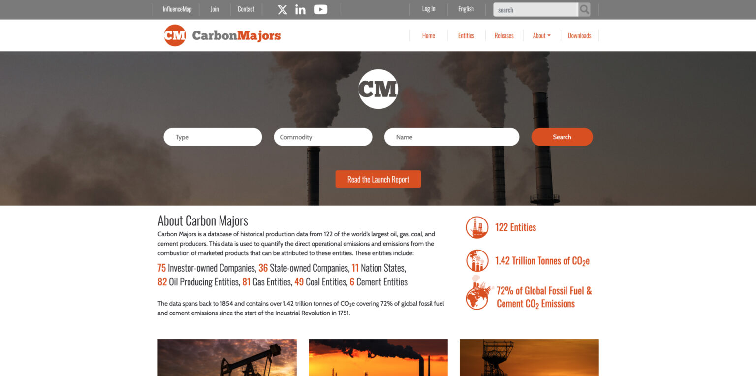 Carbon Majors Database - Clear Collaborative
