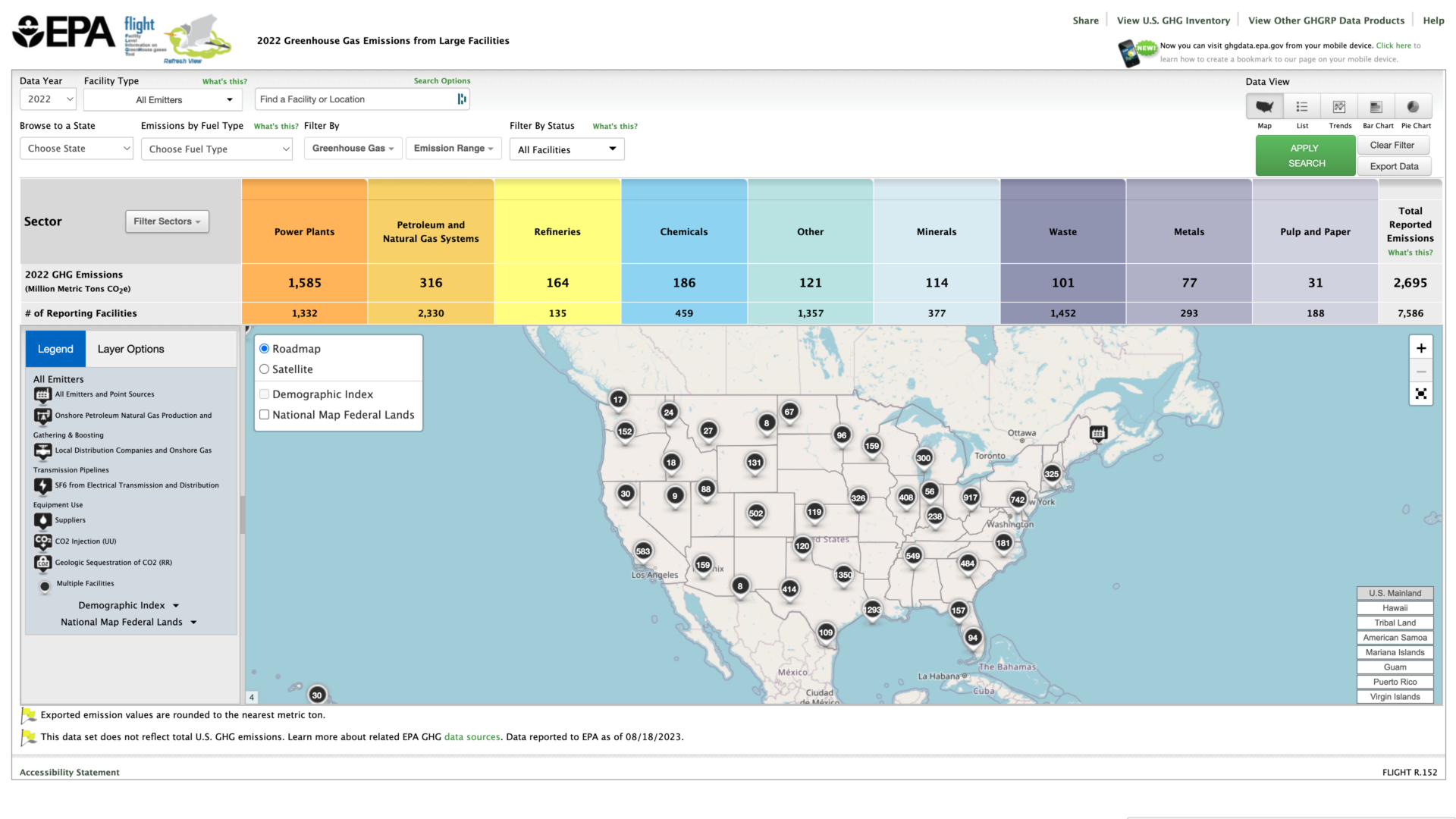 Facility Level Information on GreenHouse gases Tool (FLIGHT) - Clear Collaborative