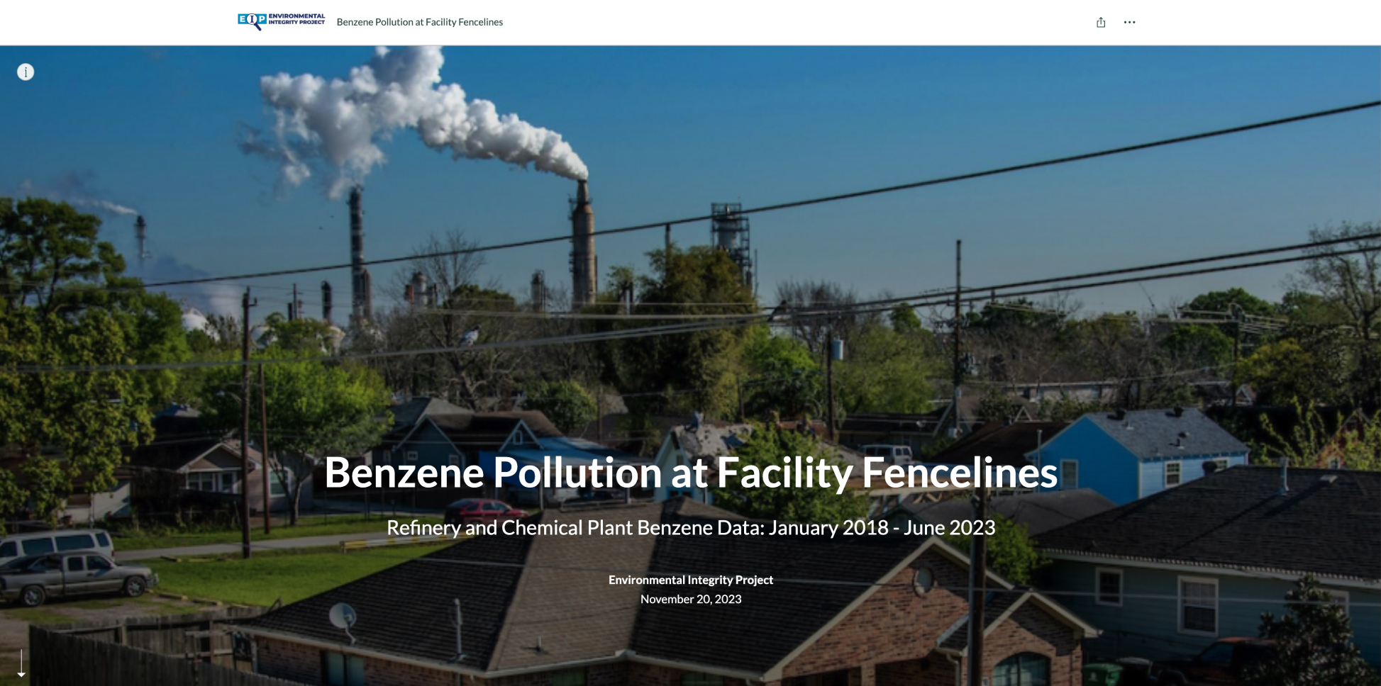 Monitoring for Benzene at Refinery Fencelines - Clear Collaborative