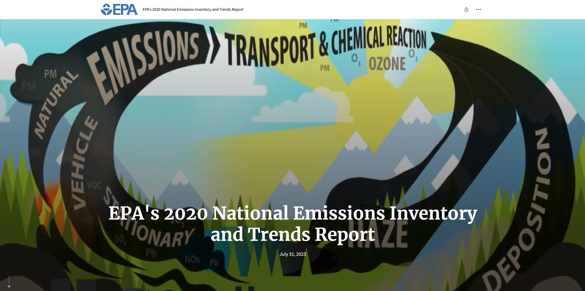 National Emissions Index 2020 Report Exploration Tool - Clear Collaborative