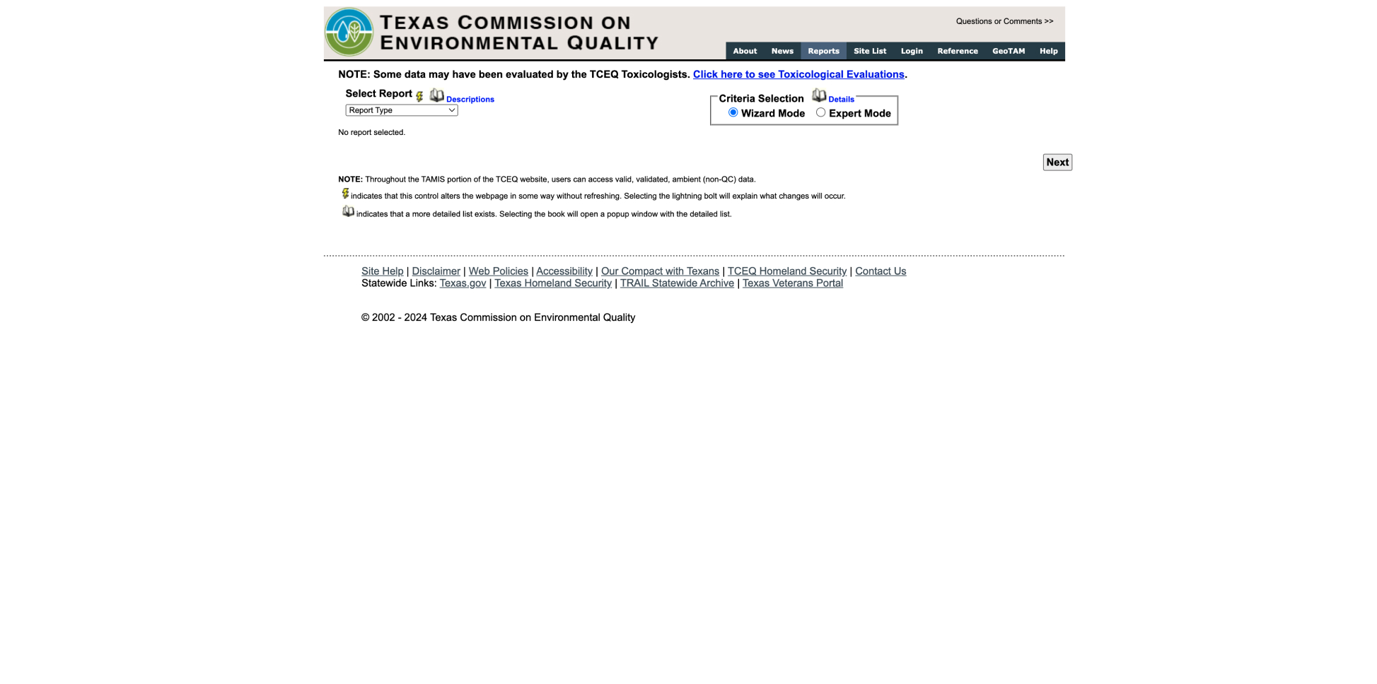 Texas Commission on Environmental Quality (TCEQ) Automated Gas ...